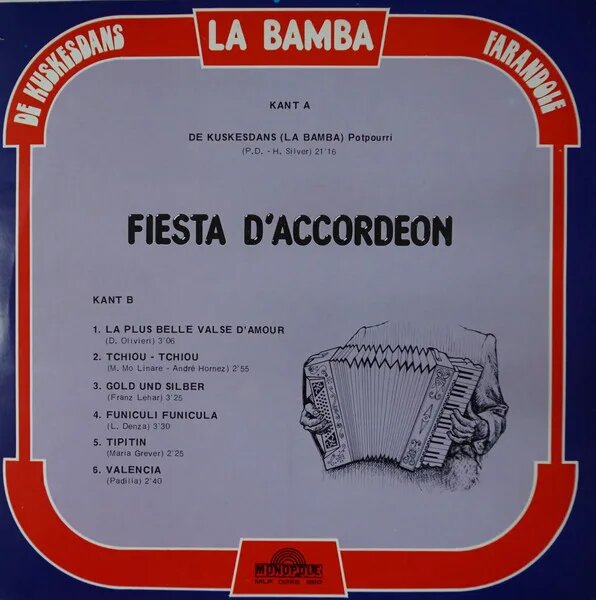 Unknown Artist - Fiesta D'Accordeon VG — фото 1