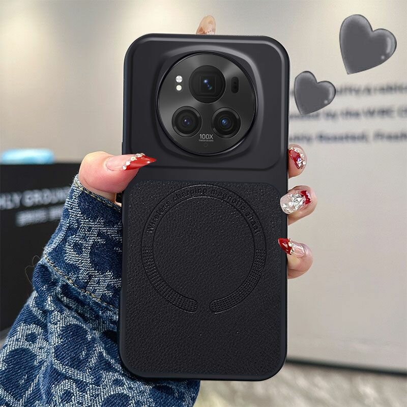 Чехол для Honor Magic 6 Pro / Хонор Магик 6 Про кожа TPU антиударный чехол