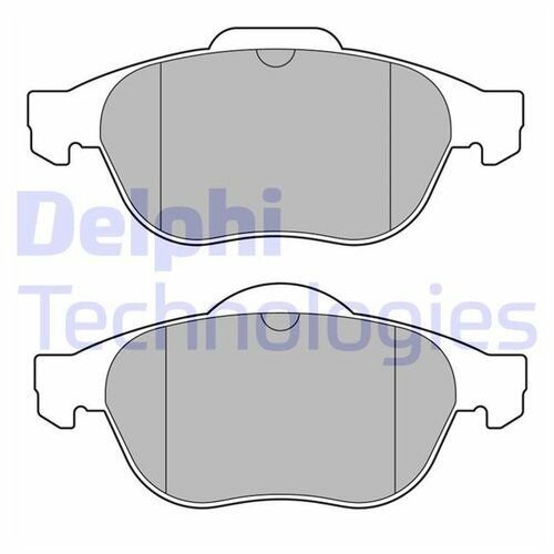 Колодки тормозные дисковые Delphi LP3691