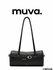 Сумка мешок muva, фактура гладкая, черный