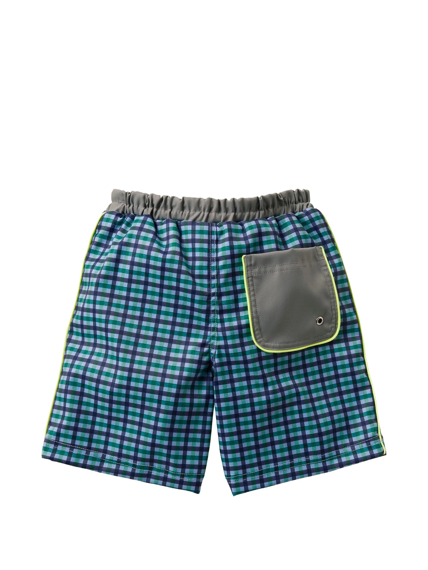 Шорты для плавания Familiar Gingham-check swim shorts, размер 5 лет, Синий принт — фото 1