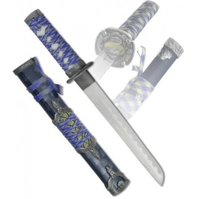 Сувенирный нож Танто Art Gladius, сталь, замак, синий цвет, 1 кг