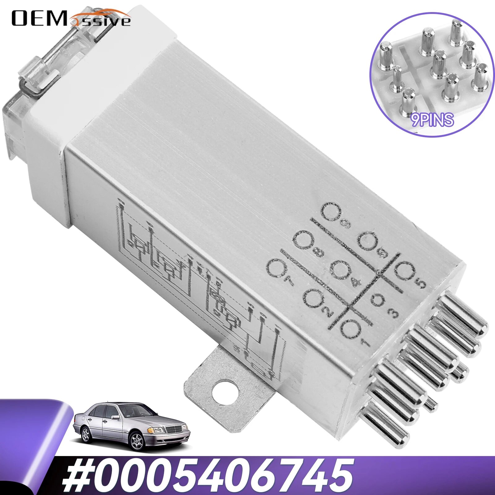 0005406745 Замена реле защиты от перегрузки автомобиля для Mercedes E-CLASS W124 C124 S124 C-CLASS W202 S202 300E 300CE 0005406745