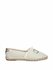 Эспадрильи LIU JO Logo-plaque frayed espadrilles, размер 42, бежевый/белый