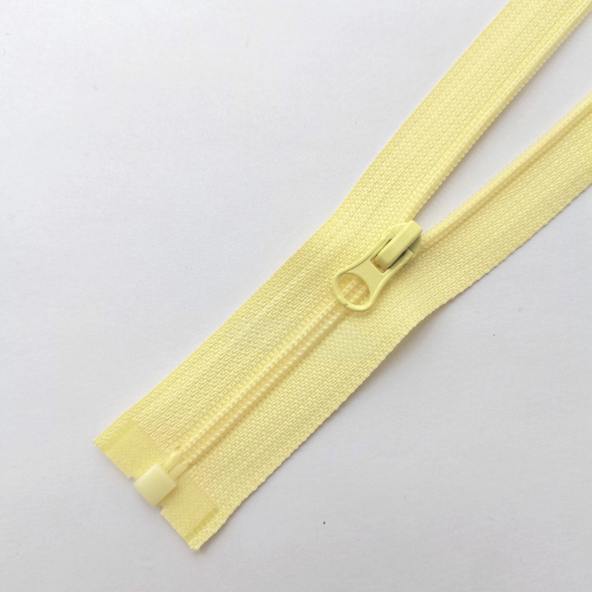Нейлоновая молния 76 см для пошива 1Pc, Светло-желтый, Light Yellow