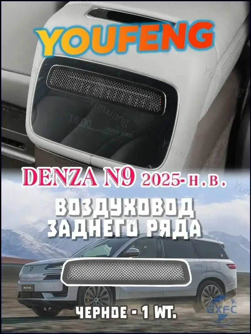 Крышка динамика из нержавеющей стали Denza N9