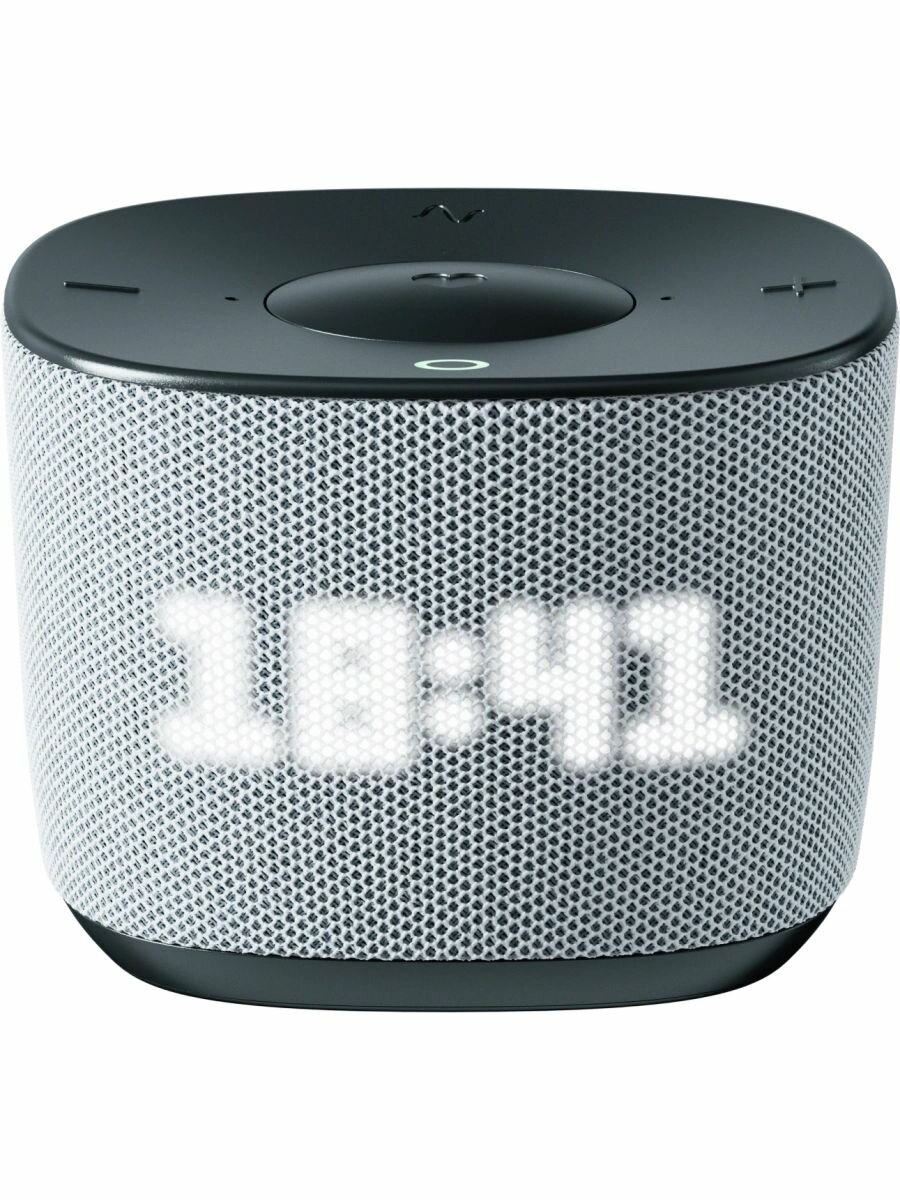 Умная колонка Sber Boom Home SBDV-00171G голос. п: Салют серый 8W Mono BT/Wi-Fi (без. бат)
