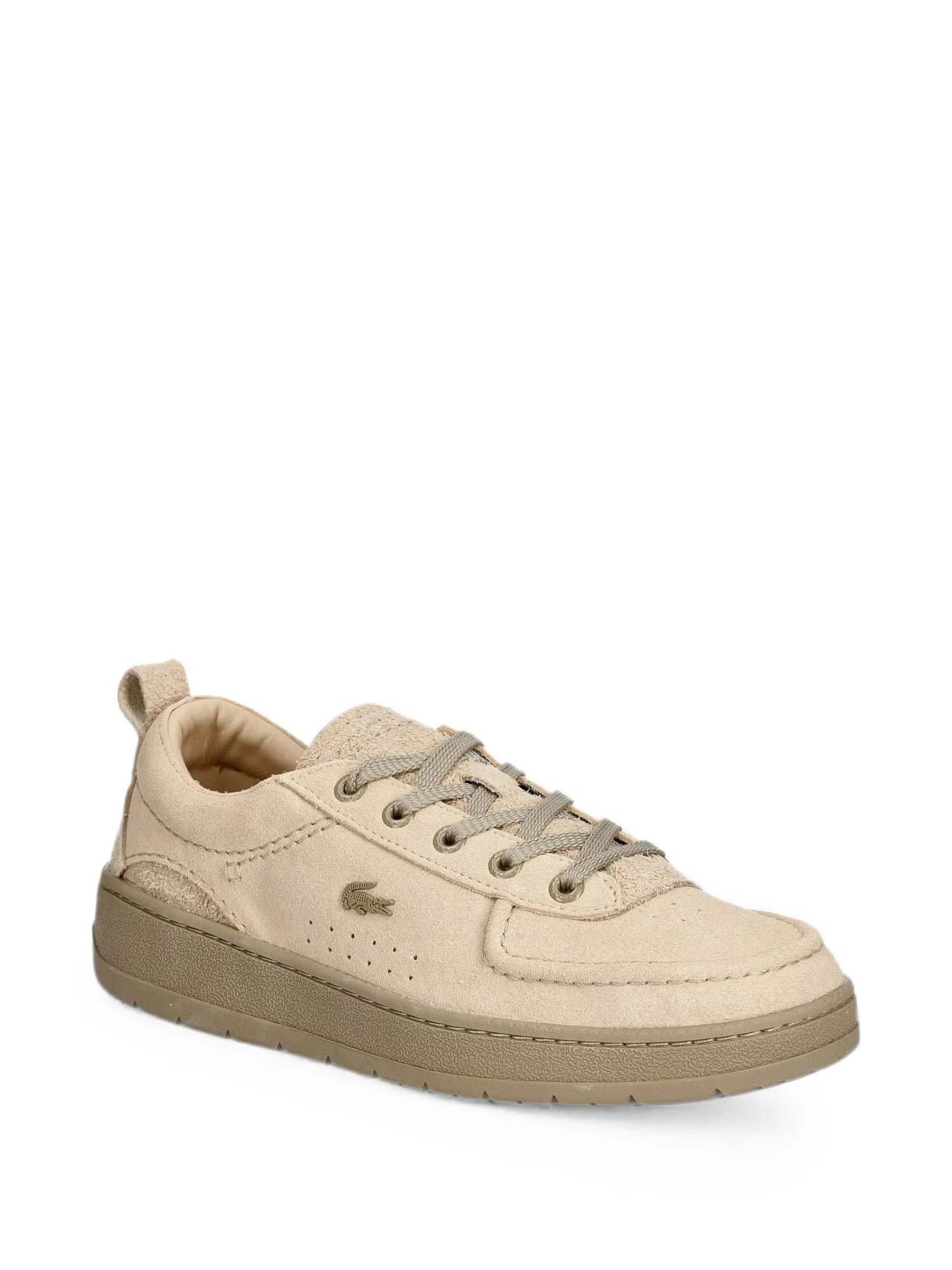 Кроссовки LACOSTE Logo-plaque suede sneakers, размер 6.5 UK — фото 1