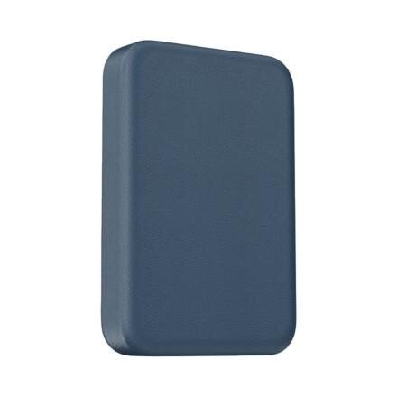 Магнитный Powerbank Keephone Peekaboo, 10000mAh, кожаный синий
