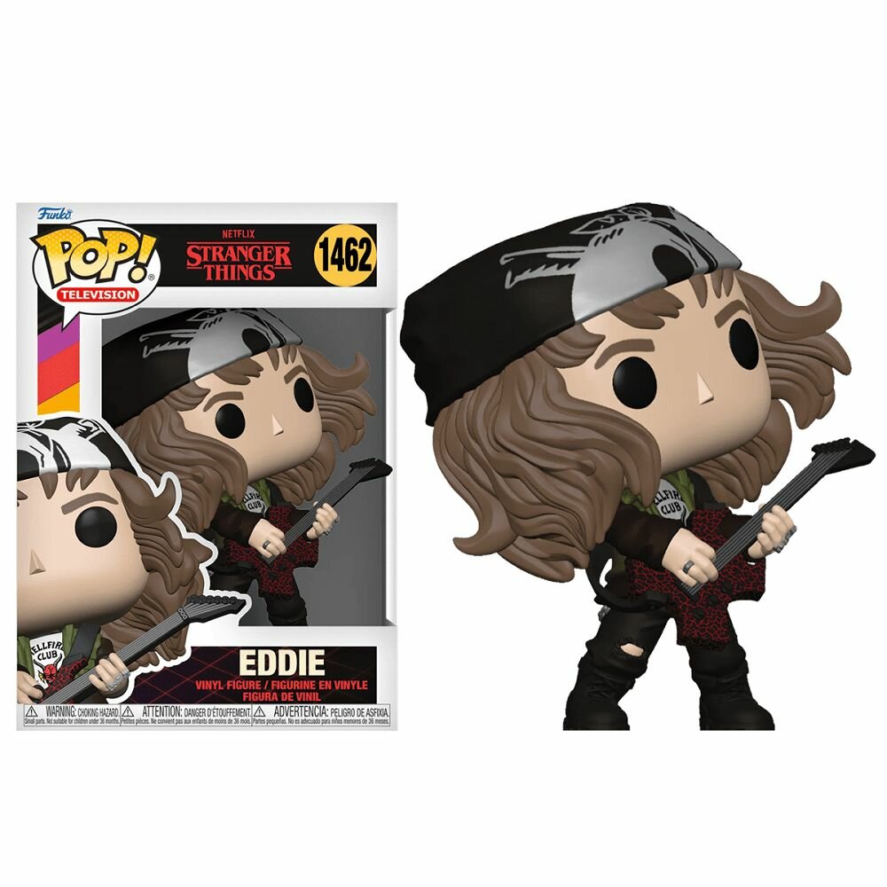 Фигурка Эдди Мансон с гитарой финал (Eddie Finale Season 4) из сериала Очень странные дела 1462