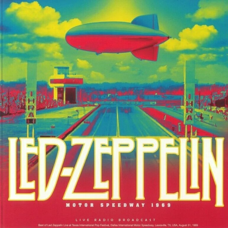 Виниловая пластинка Led Zeppelin. Motor Speedway 1969 (Lime Transparent) (LP)