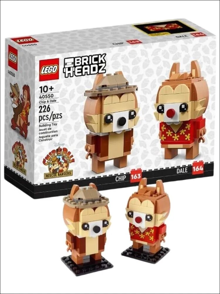 Конструктор BrickHeadz 40550 Чип и Дейл,226деталей,10+