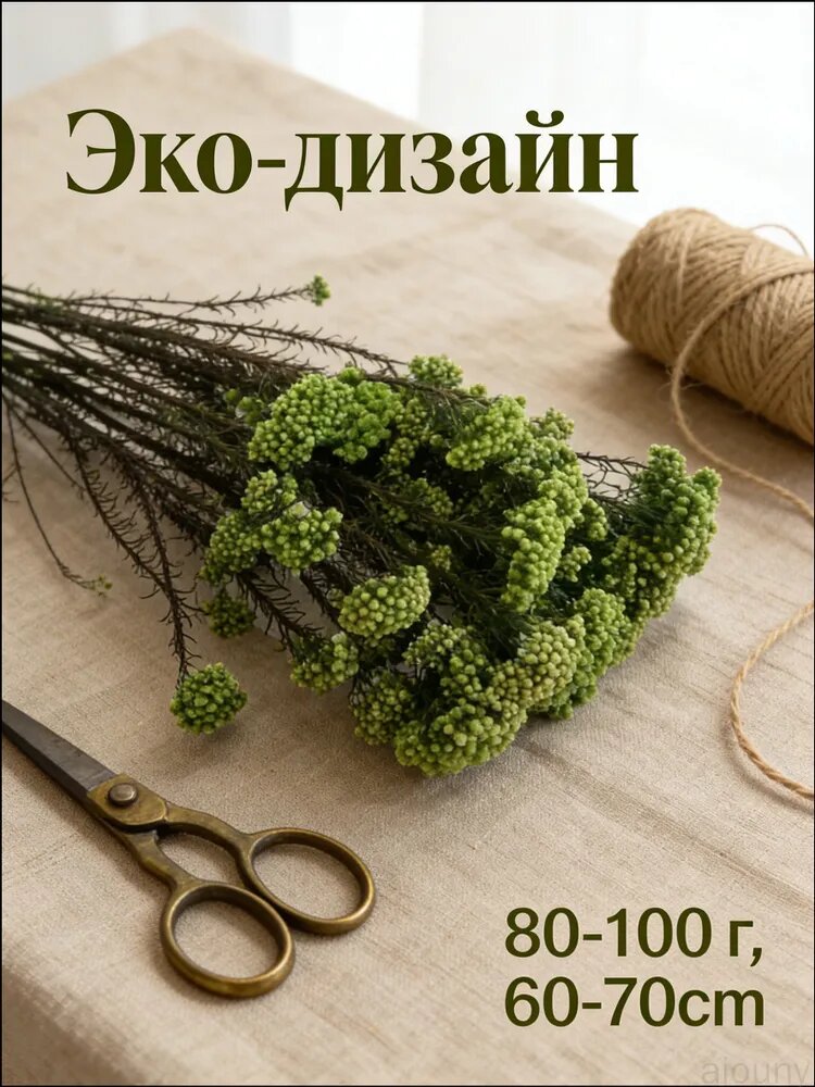 Сухоцветы, 60 см, 90 гр, 1 шт