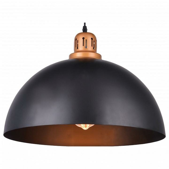 Подвесной светильник Arte Lamp Eurica A4249SP-1BK цвет плафона подвески Черный, цвет арматуры Черный