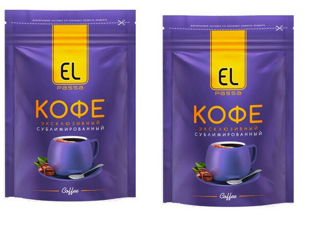 El Passa Кофе , сублимированный, 75г, 2 шт