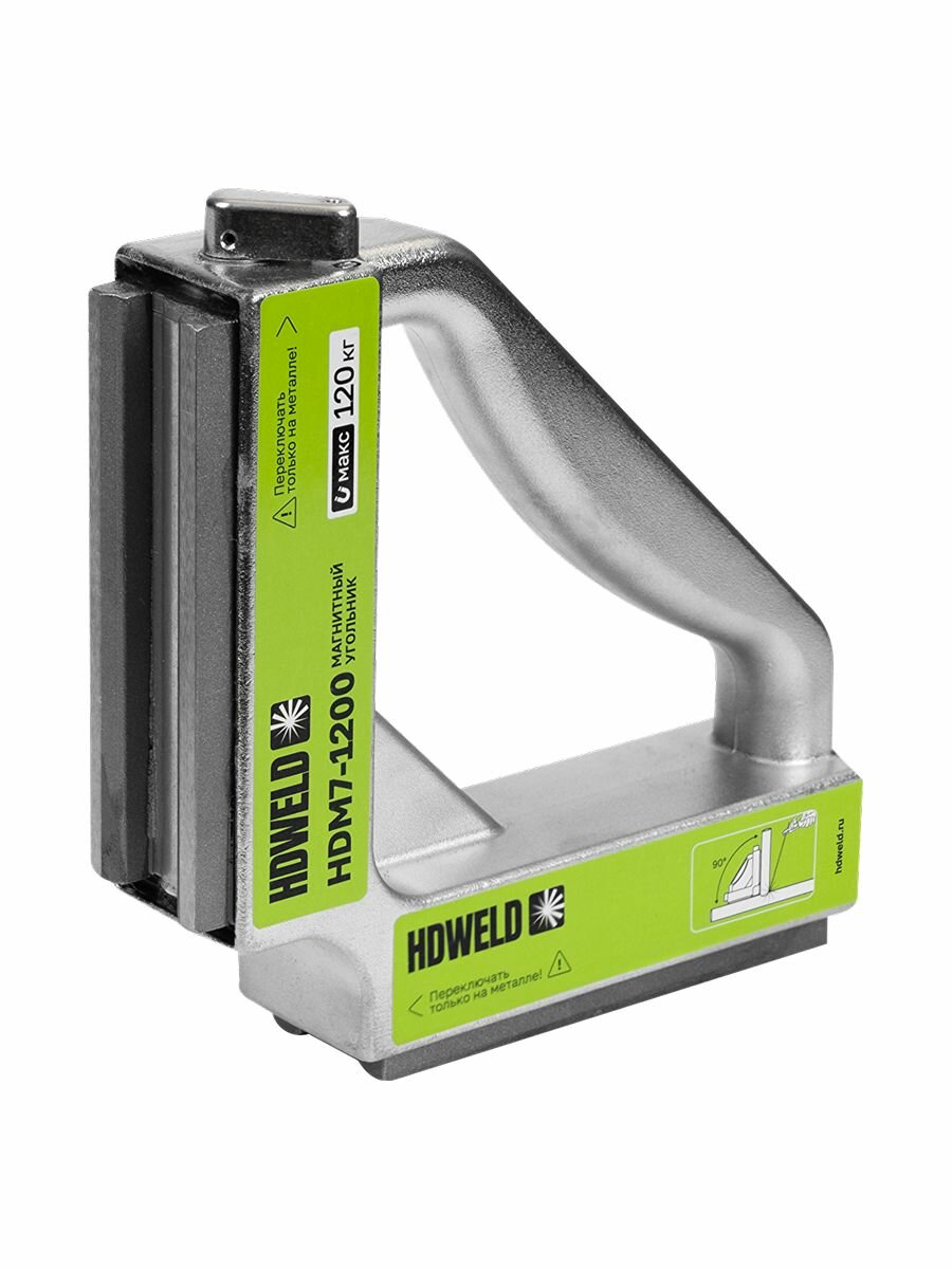 Угольник магнитный HDWeld HDM7-1200, сила сцепления 120 кг