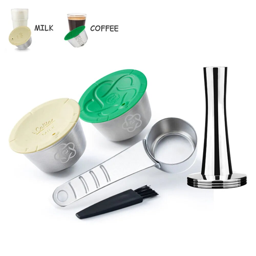 Многоразовые капсулы для Dolce Gusto из нержавеющей стали iCafilas 1-1-ti-ss