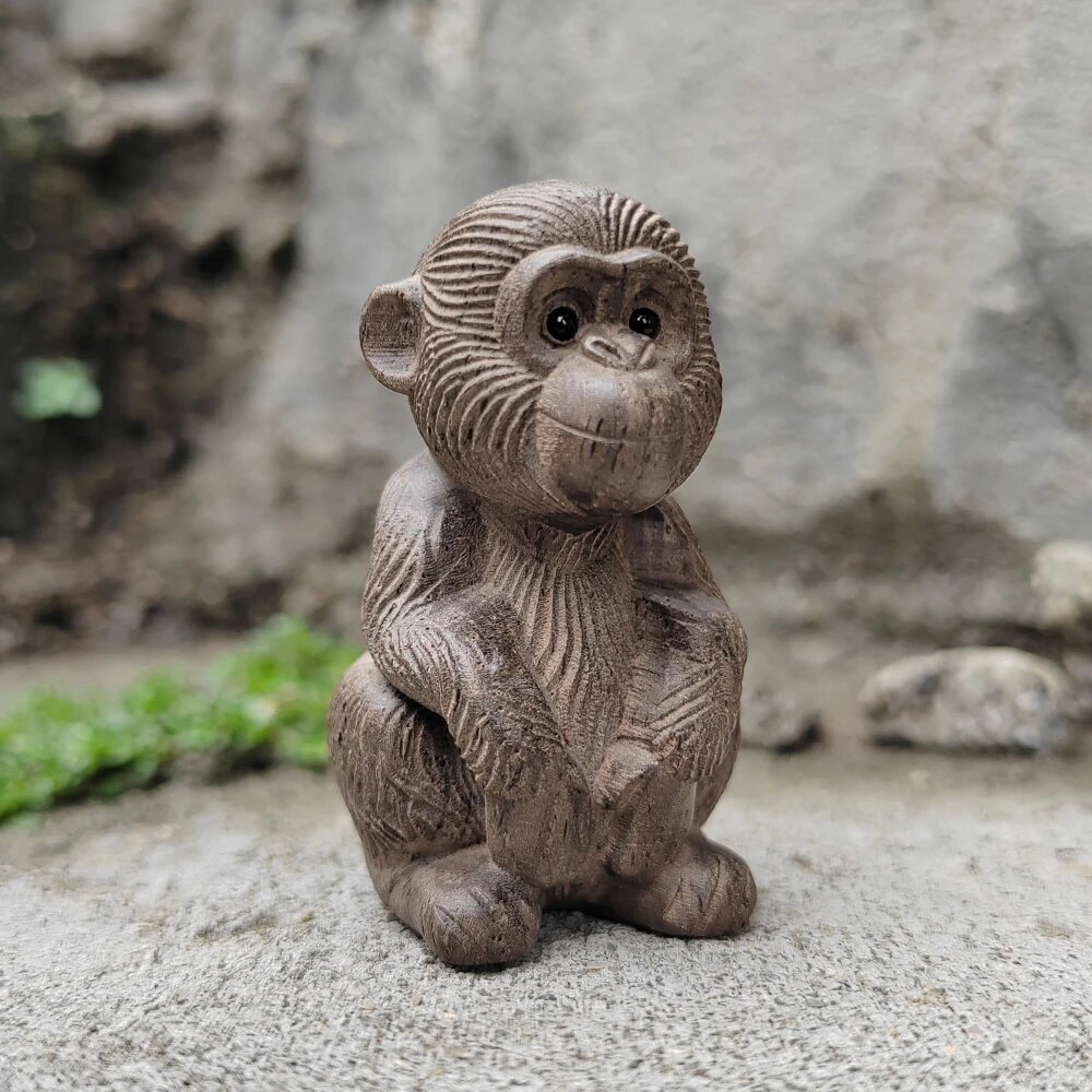 Деревянная фигурка орангутанга 1,8 дюйма