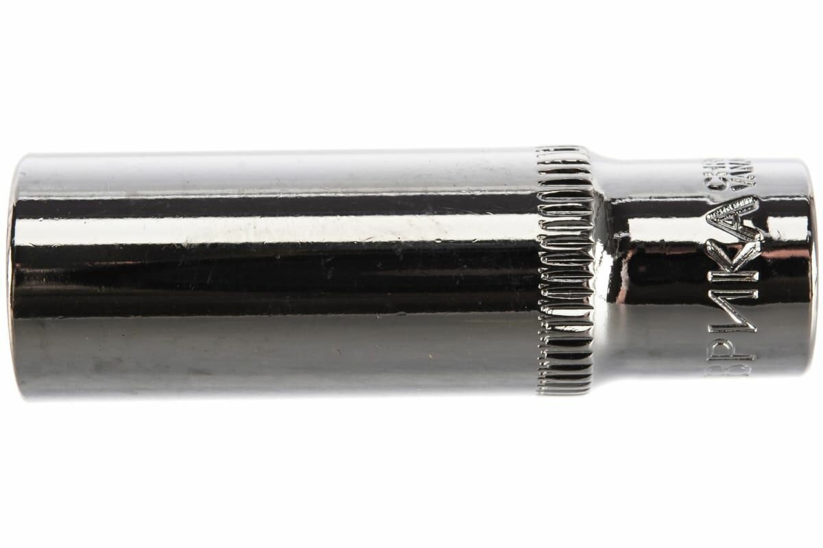 Головка торцевая 11мм 1/4" 6-гранная глубокая L50мм эврика ER-90308