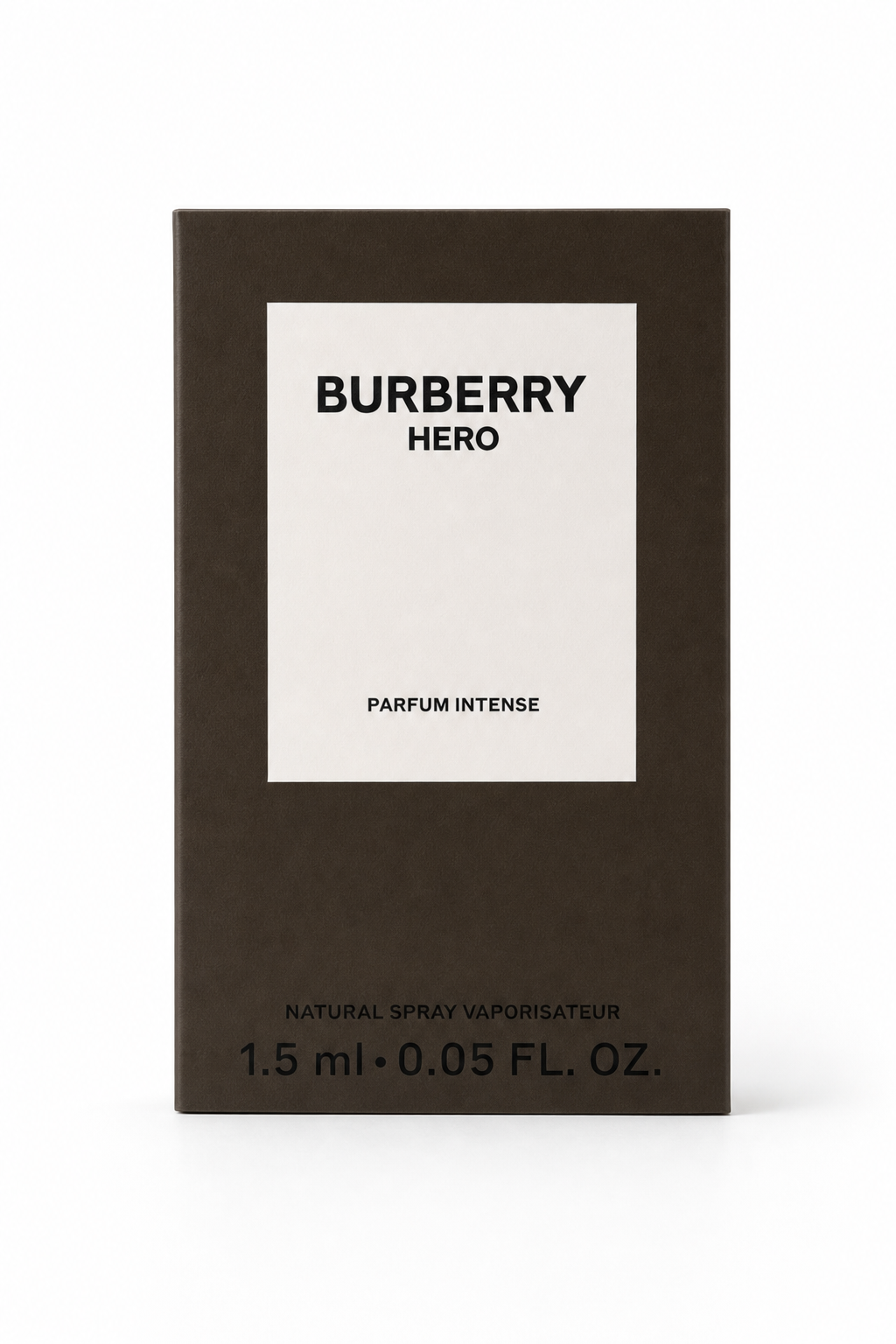 BURBERRY Парфюмерная вода Hero Parfum Intense, мужской парфюм, 1,5 мл
