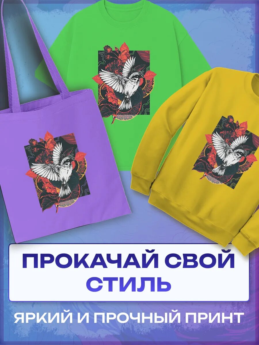 Термонаклейка bird — фото 1