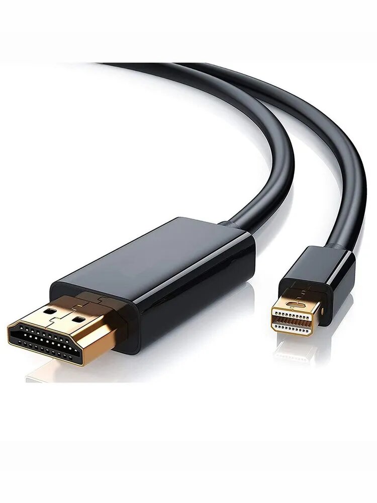 Кабель Mini DisplayPort HDMI VCOM 1.8 метра FULL HD 1080p 60Hz провод медь (CG695-B)