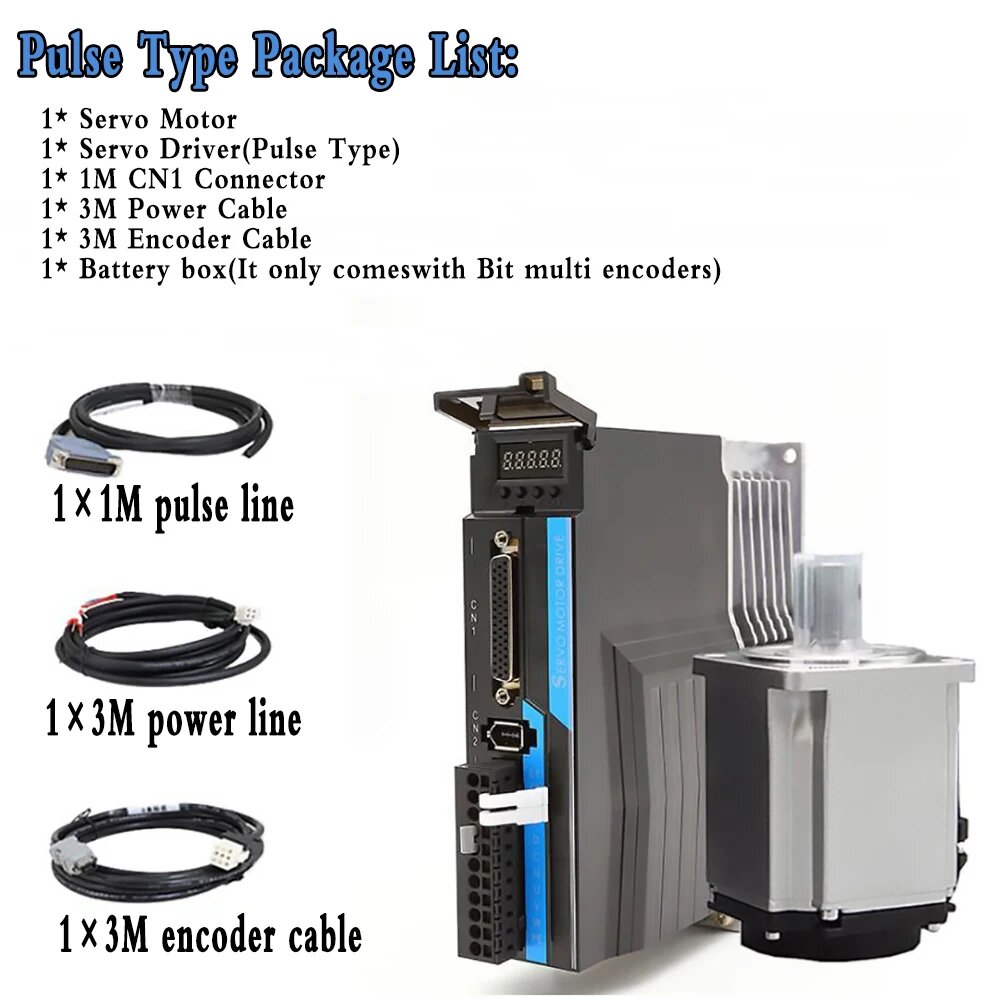 Серводвигатель YUN DUAN 1.8Kw-110mm, 17Bit Encoder, Pulse Type