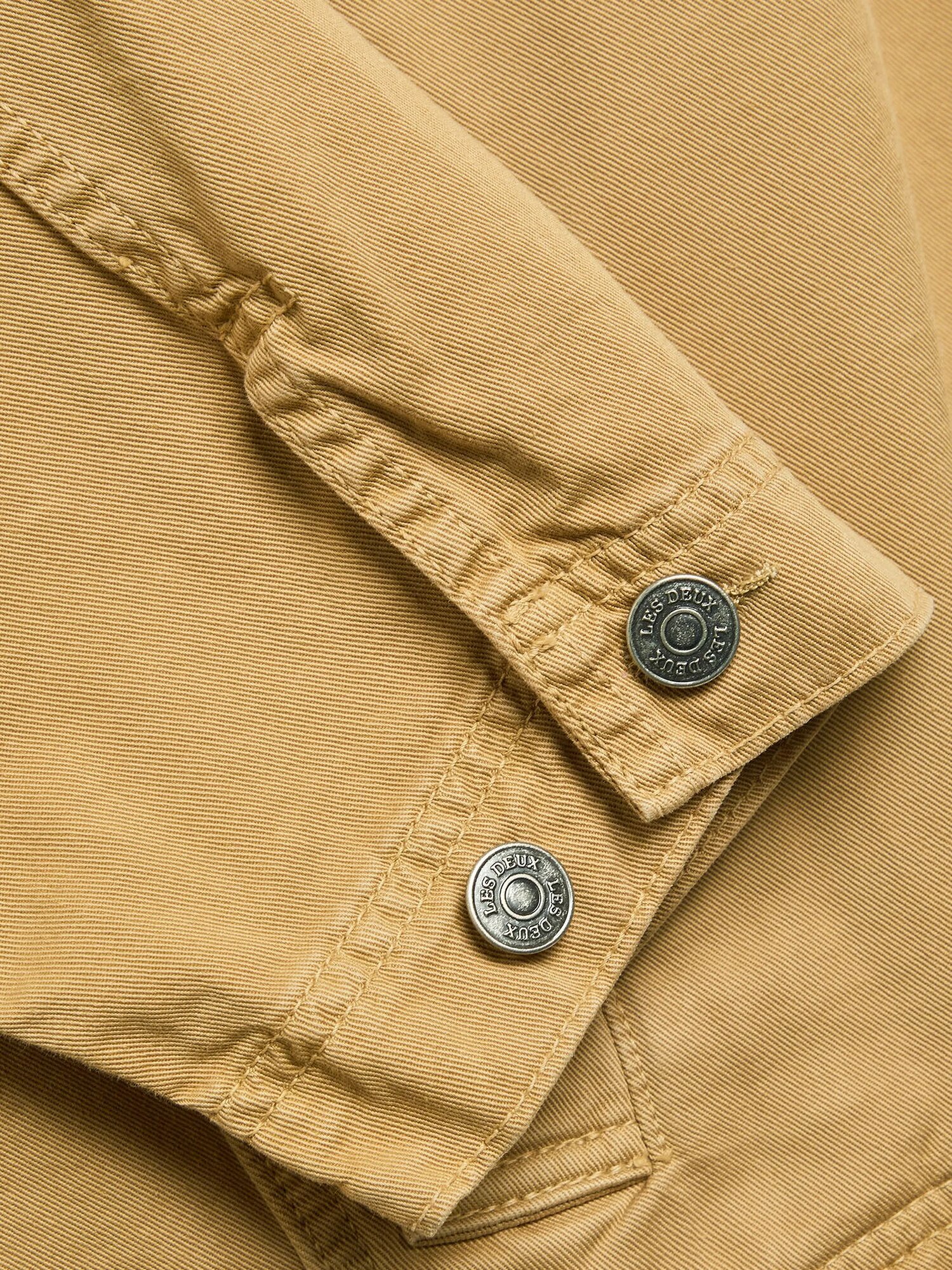Куртка Les Deux Zip-up contrast-collar jacket, размер 52, разноцветный — фото 1