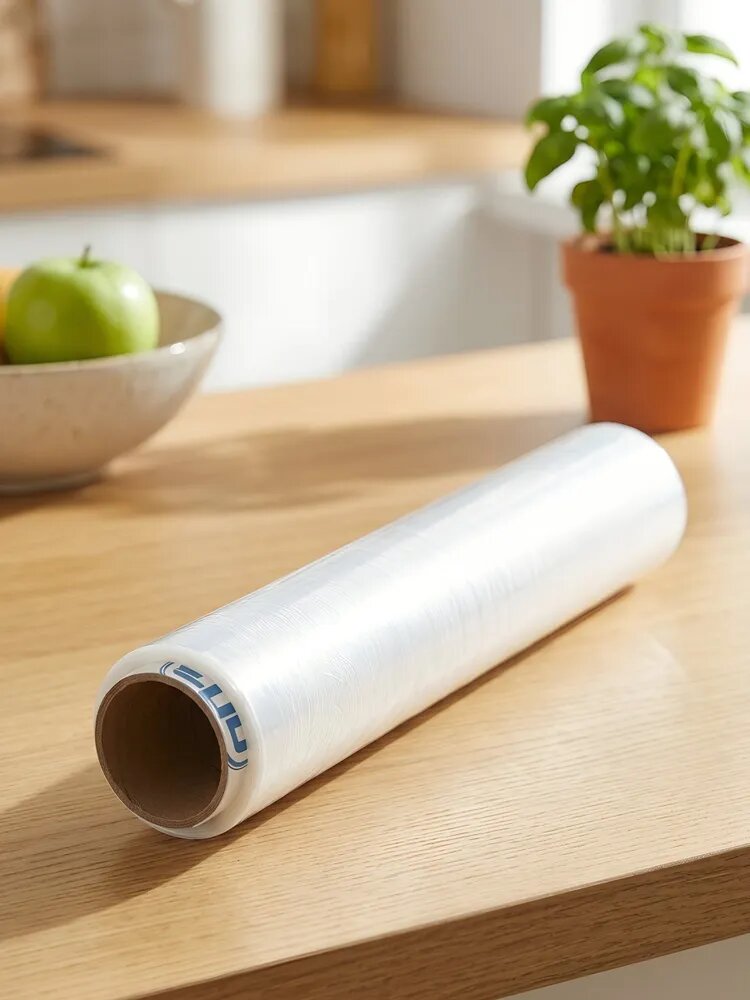 Пленка пищевая Eco 30 см x 20 м без перфорации, прозрачная, для хранения и упаковки продуктов