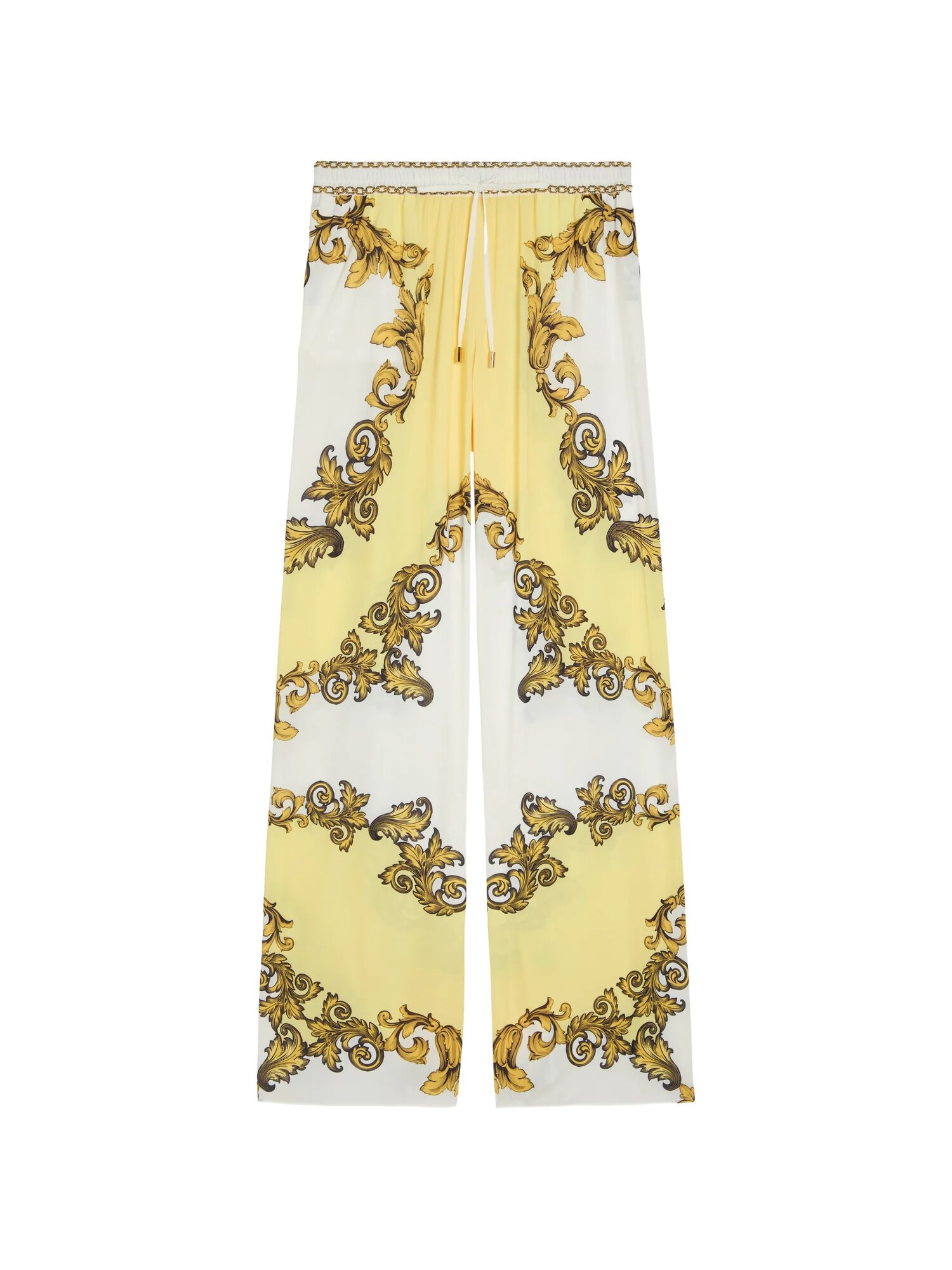 Брюки Ojai baroque-print drawstring palazzo pants