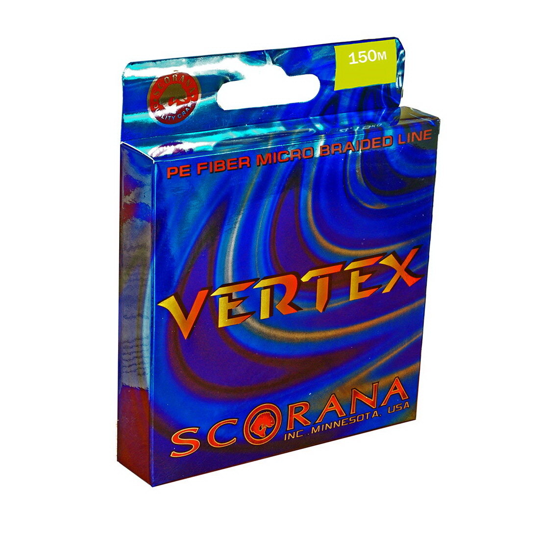 Шнур плетеный Scorana "Vertex" флюор. 0.25mm 150m