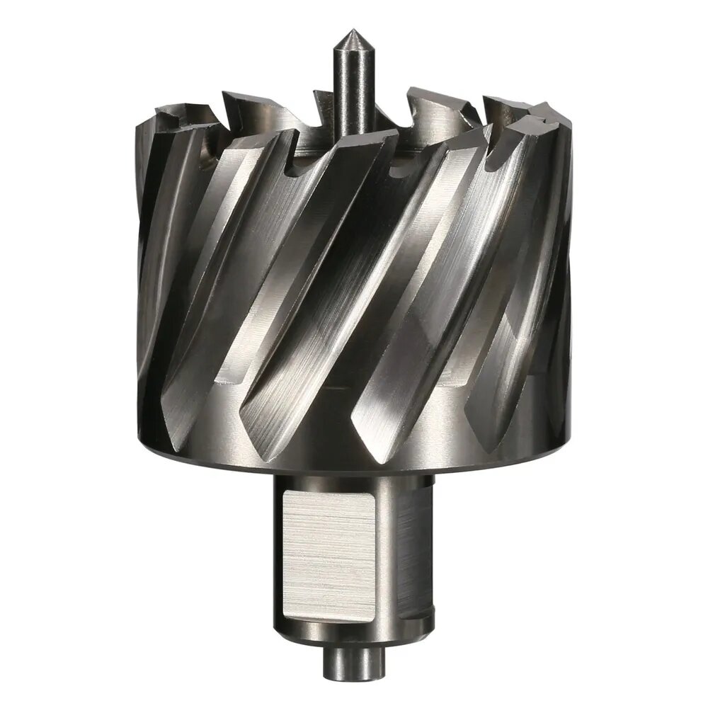 Сверло корончатое по металлу 51X30mm HSS Weldon 19mm из быстрорежущей стали / Кольцевая фреза по металлу