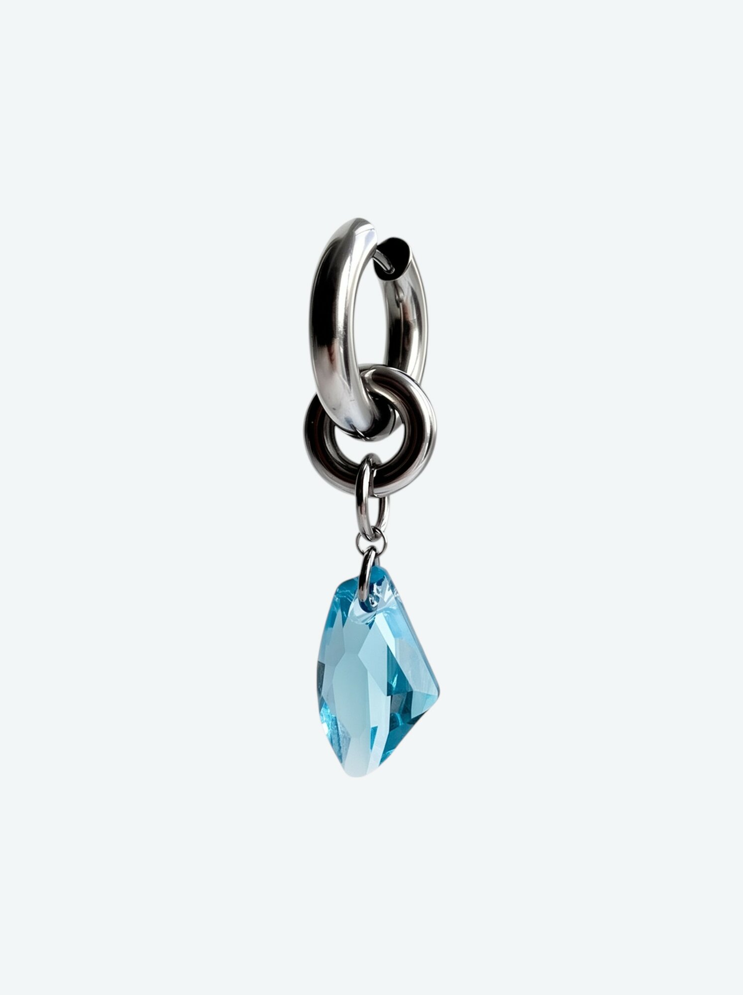 Моносерьга, кристаллы Swarovski