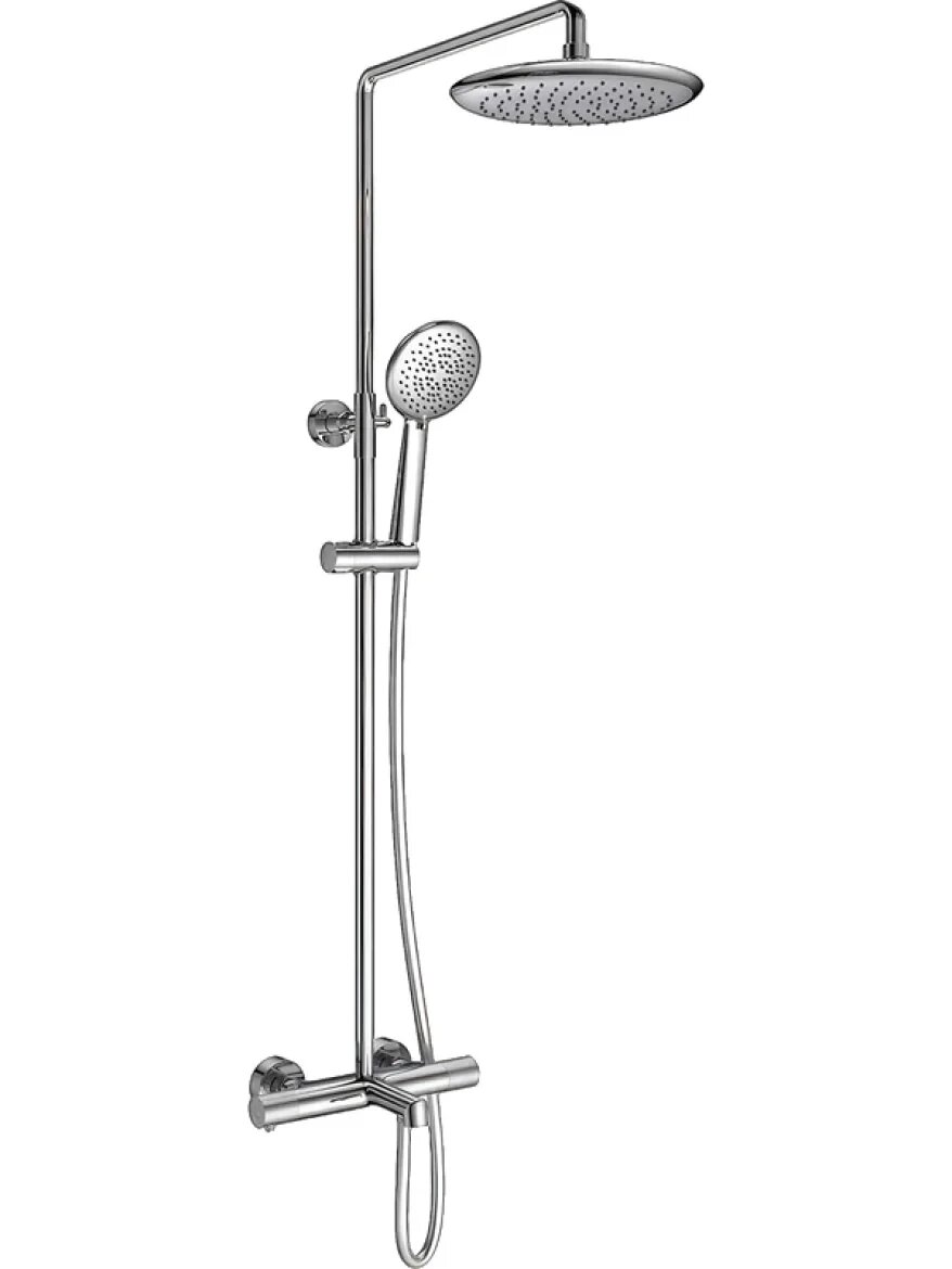 Душевая стойка Vincea Desire VSFS-1D1TCH с термостатом, хром