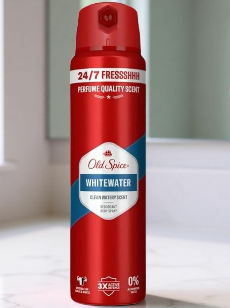 Дезодорант спрей Old Spice Whitewater парфюмированный 150мл. мужской