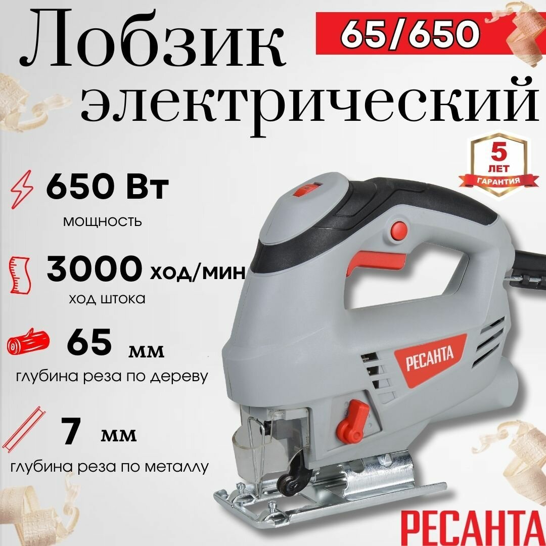 Лобзик электрический Л-65/650 РЕСАНТА