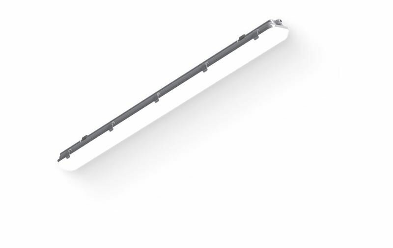 Светильник светодиодный SLIM 32 1262х124х85 CRI80 5000К milky IP65 II сер. CSVT ЦБ-00010706