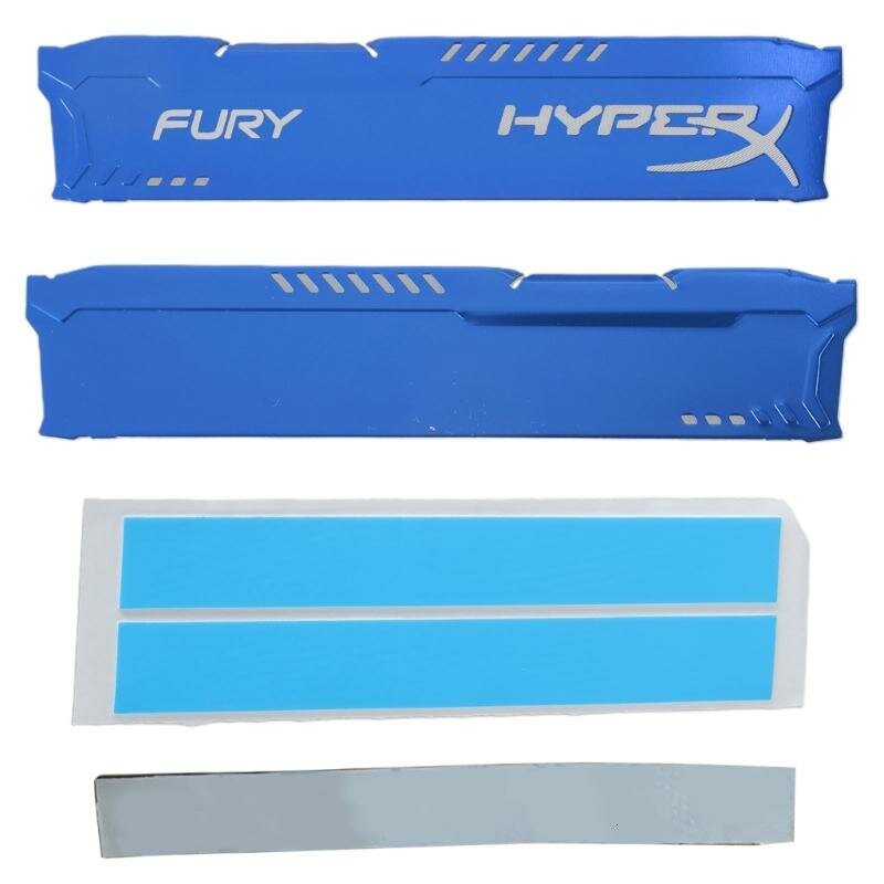 Радиатор для охлаждения памяти DDR2/DDR3/DDR4, синий