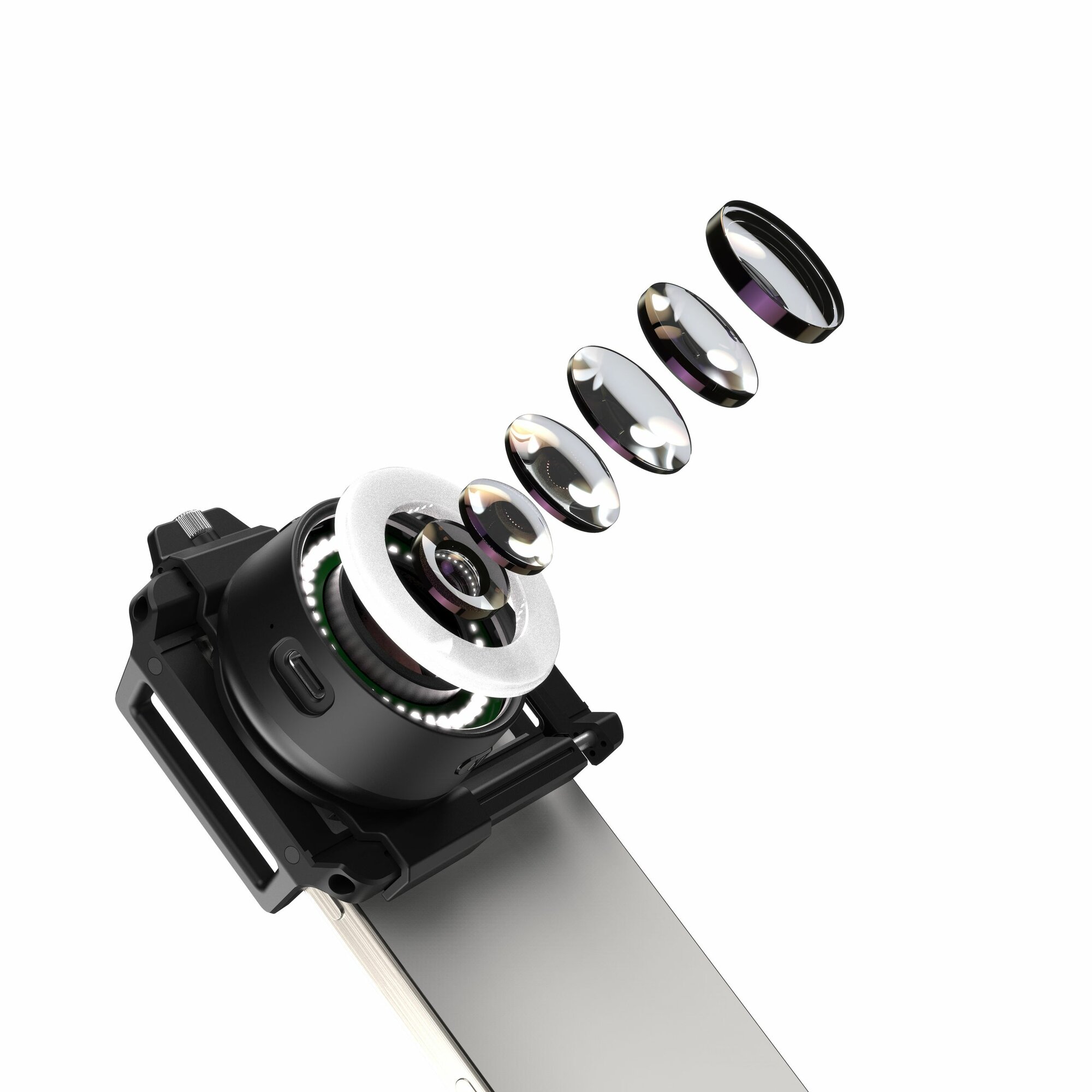 Микроскоп для телефона с подсветкой Levenhuk Kelvin TMC20 (Артикул: 86480)