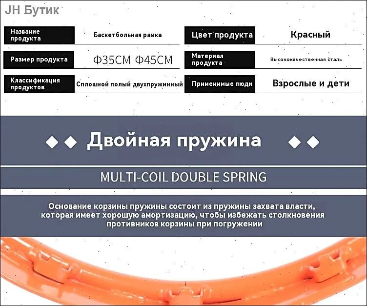 Кольцо баскетбольное — фото 1