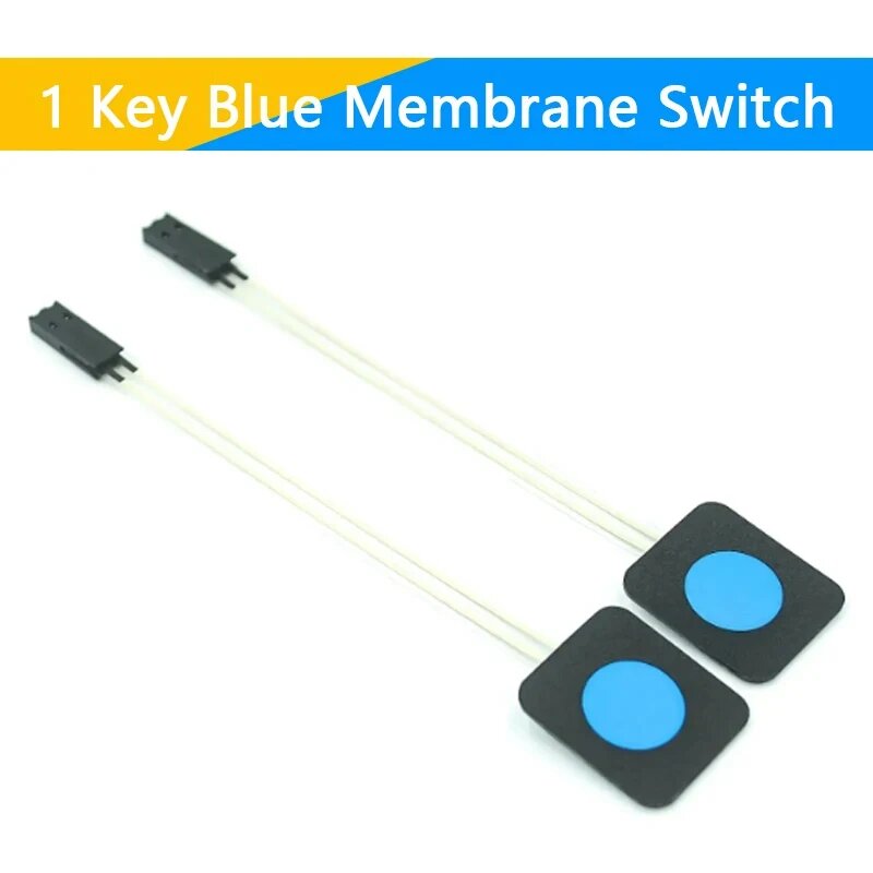 Мембранная клавиатура 1 2 3 4 5 кнопок для Arduino Smart Car 1 key Blue