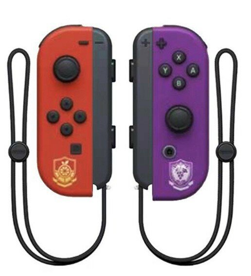 Беспроводной контроллер с вибрацией для Nintendo Switch 2-го поколения, тема Pokémon Scarlet & Violet, с ремешком