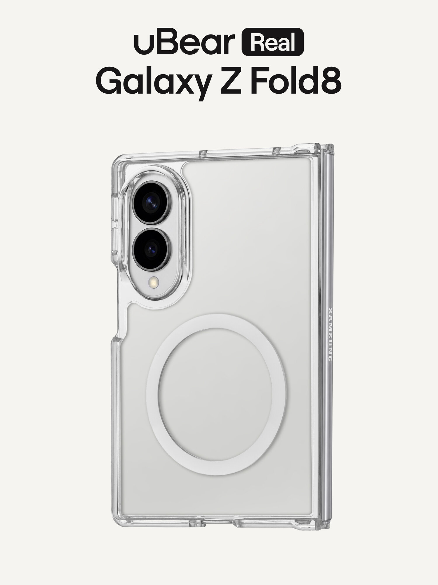 Чехол на Samsung Galaxy Z Fold8 uBear Real Mag Case, магнитный