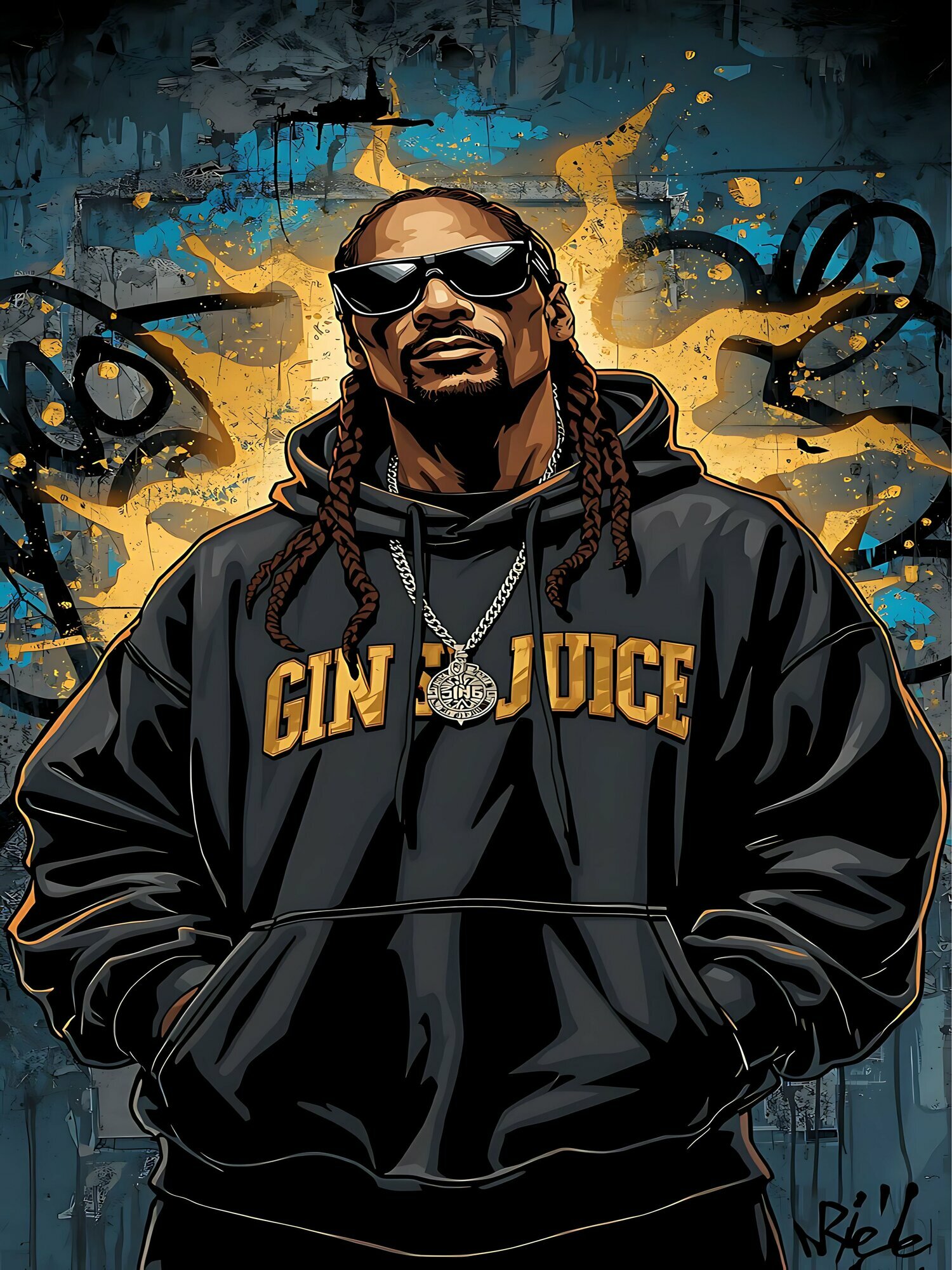 Постер А3- "Snoop Dogg" — фото 1