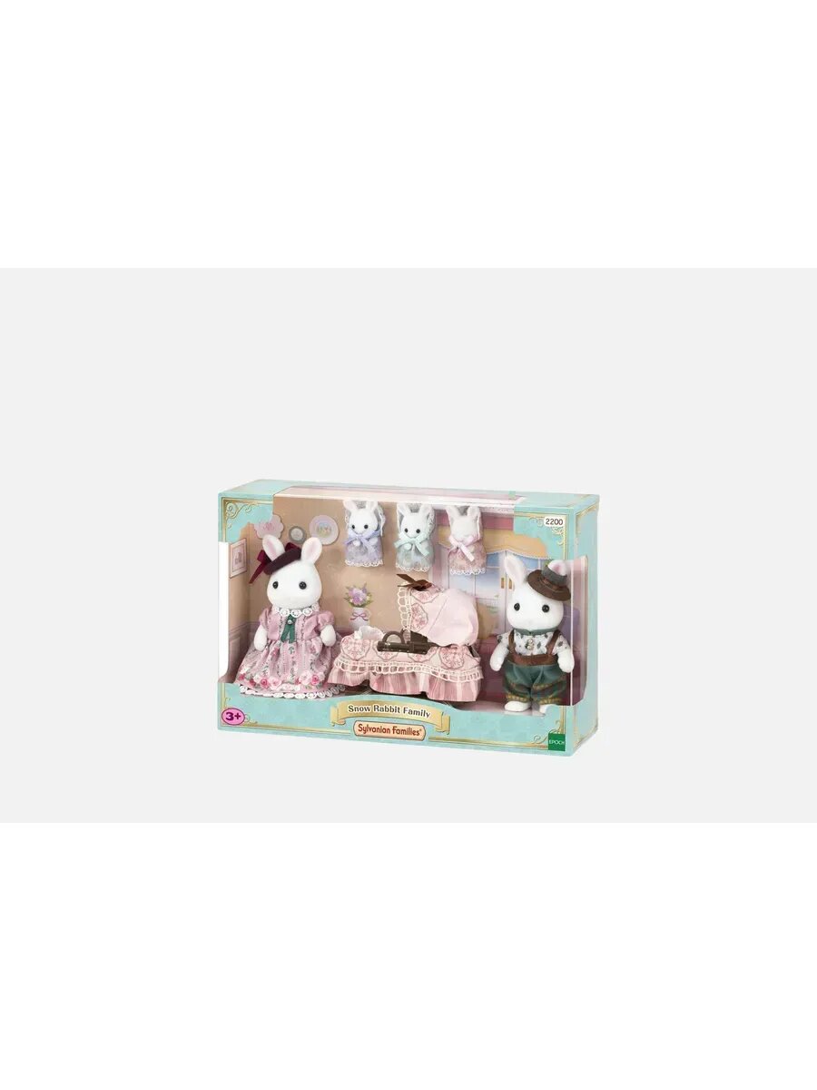 SYLVANIAN FAMILIES Семья Снежных кроликов Игровой наб