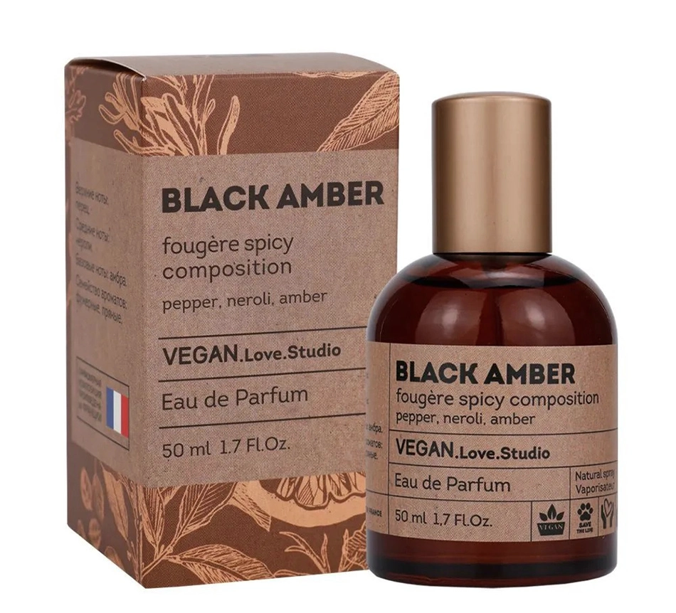 Delta Parfum Vegan Love Black Amber Studio парфюм женский 50 мл - Дельта парфюм Лав Эмбер