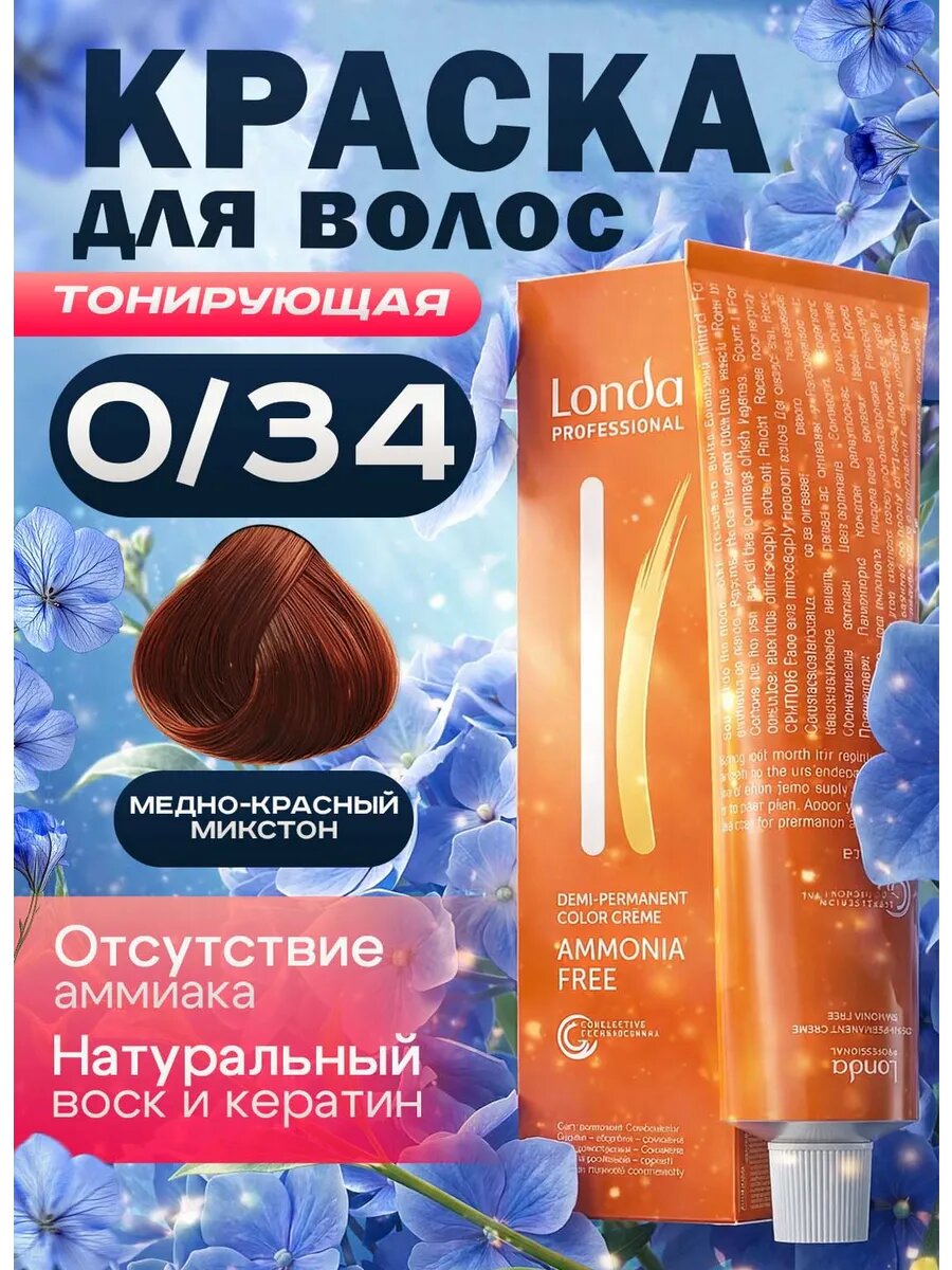 Тонирующая краска для волос профессиональная без аммиака