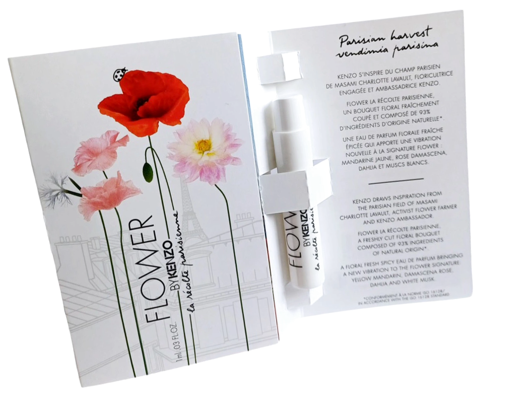 Kenzo Flower La Recolte Parisienne пробник духов 1 мл для женщин - Кензо Флауэр Паризьен Урожай