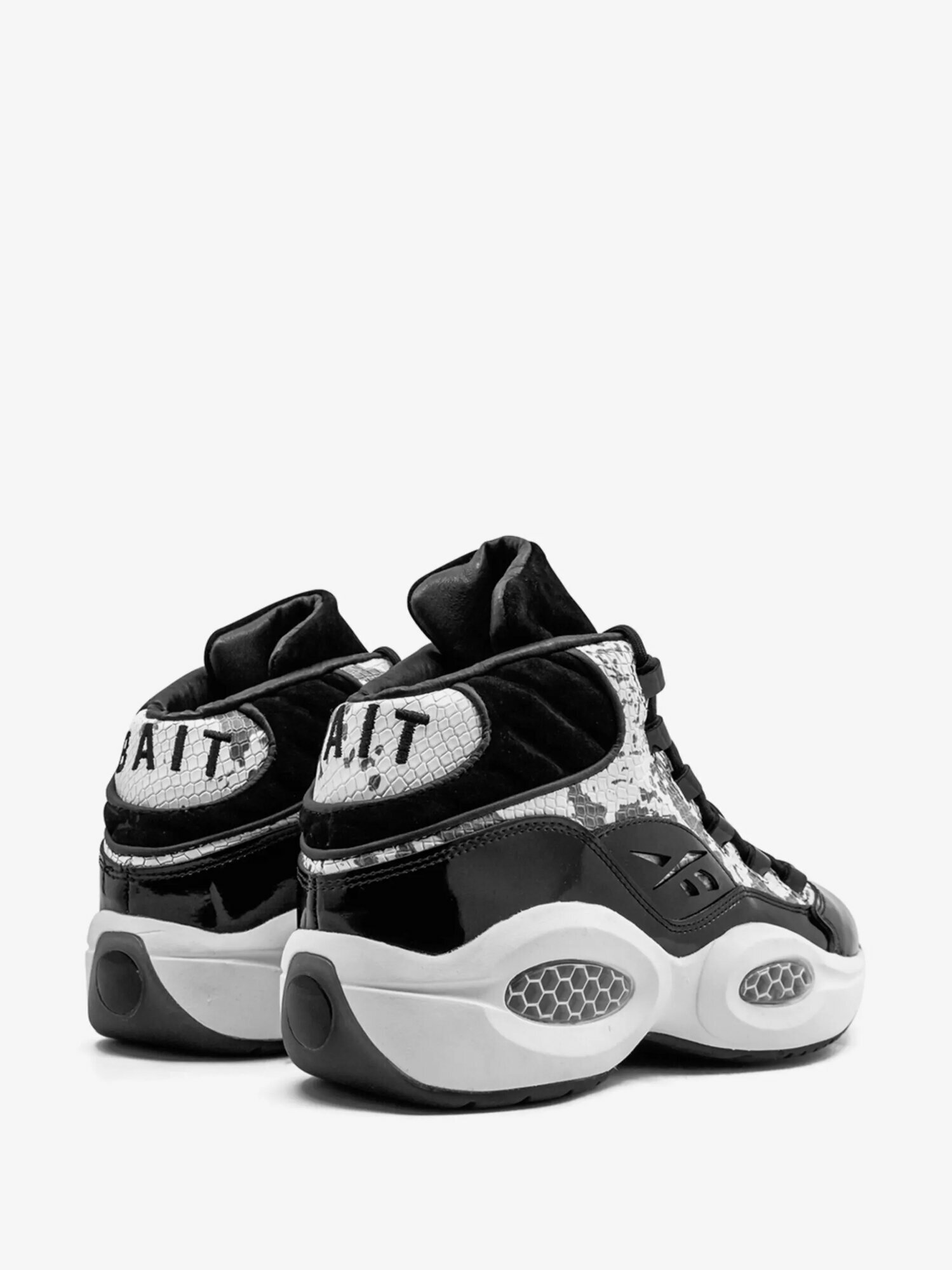 Кроссовки Reebok Bait Question, размер 11.5 US, черный — фото 1