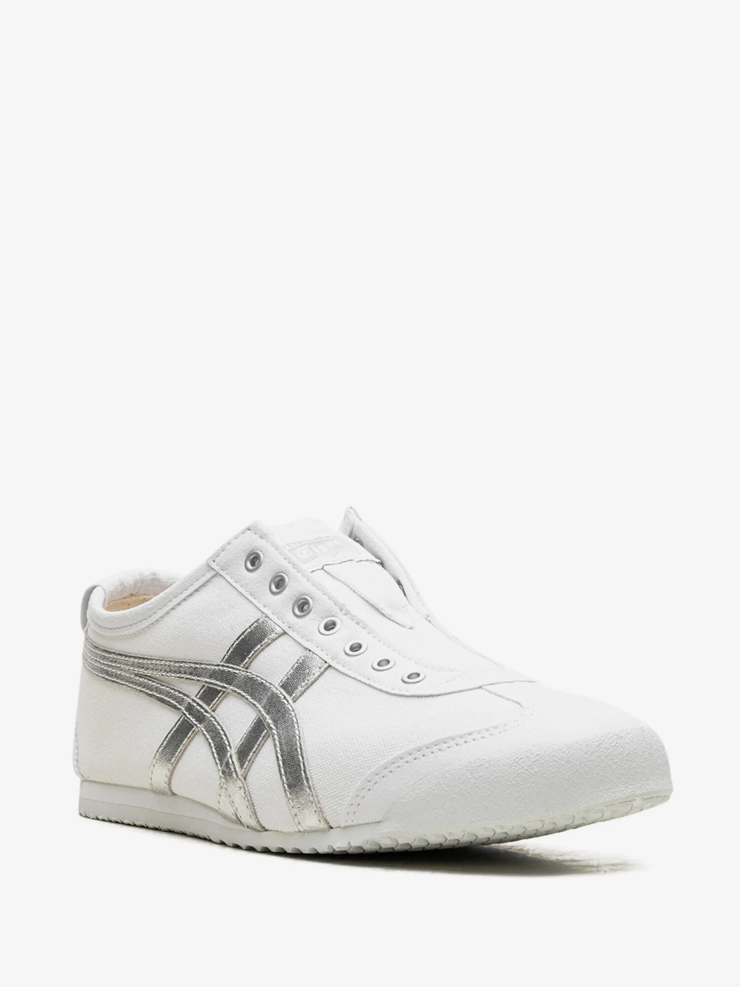 Слипоны Onitsuka Tiger Mexico 66 White/Pure Silver, размер 40,5 EU, белый — фото 1